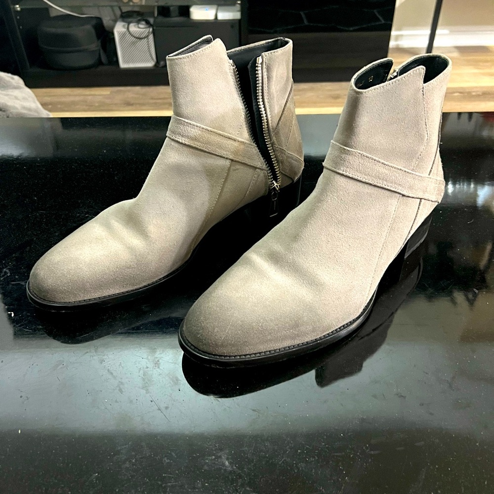 Grey Grand Voyage Italian Leather Boots - Gem